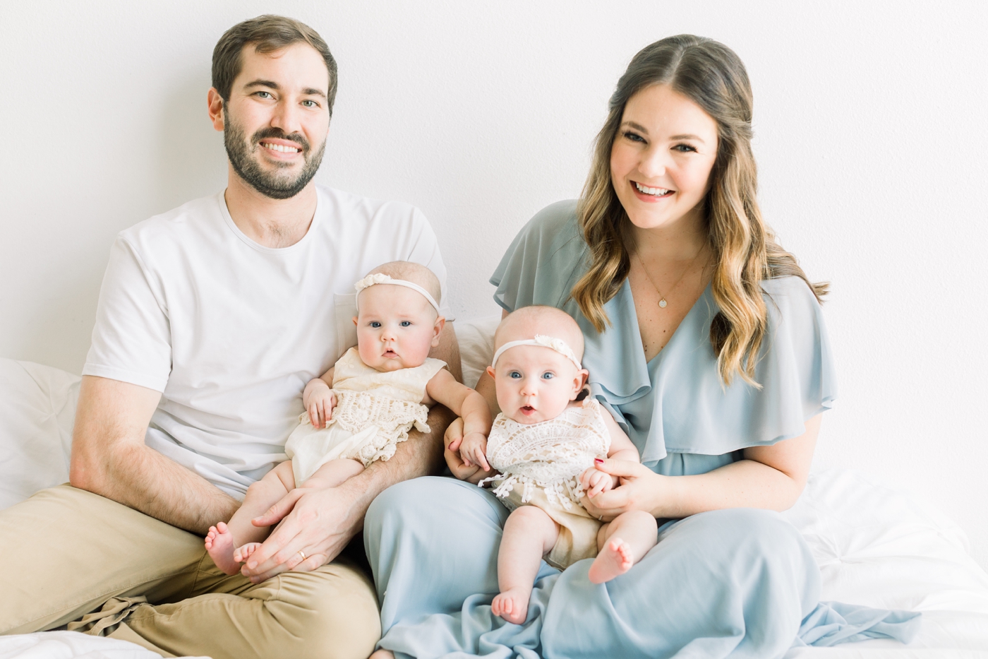 Studio Session with the Happiest Twin Girls | Family Photography in Austin